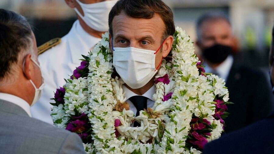 Emmanuel Macron entame sa visite en Polynésie sous le signe de la crise ...