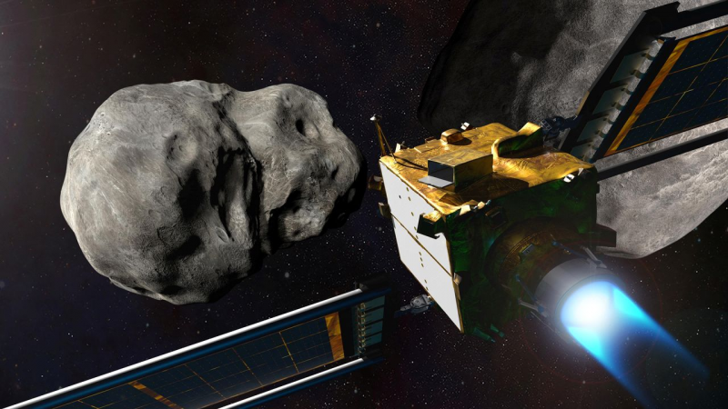 🚀 Un vaisseau de la Nasa a réussi à dévier un astéroïde de sa ...